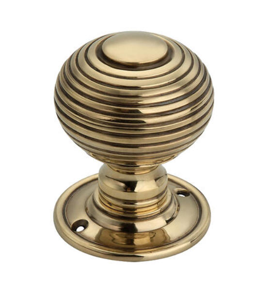 Antique Reproduction Solid Brass Door Knobs